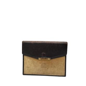 Loewe Pre-owned Vintage Kartenetui - - Pre-owned - Damen - Braun - ONE SIZE