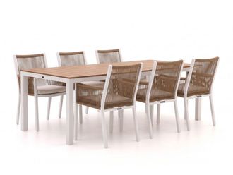 Manifesto Furniture Manifesto Rivola/Fidenza 220cm dining tuinset 7-delig