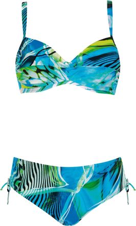 Sunflair Bikini Multicolor Zweiteiler Set mit Bügel verstellbare Träger breiter Slip