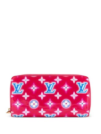 Louis Vuitton Zippy Wallet Valentine Neon Monogram Vernis small wallets - Rose