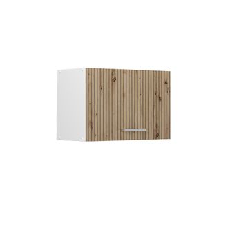 Vicco Hängeschrank R-Line, hängender Küchenschrank, Artisan-Eiche/Weiß, 60 cm Flach