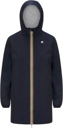 K-Way Femme, Manteaux, Bleu, Taille: 42 FR Sophie Stretch Poly Jersey