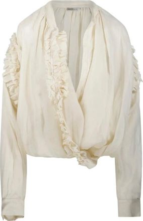 Dries Van Noten Femme, Blouses et Chemises, Blanc, Taille: 36 FR Shirt