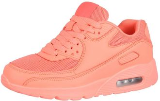 Elara Damen Herren Sneaker Sport Laufschuhe Turnschuhe Chunkyrayan H001 Watermelon Red-36