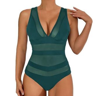 Generic Maillot De Bain Femme 1 Piece Maillot De Bain Femme Costume Respirant S&eacute;chage Rapide Bikini Moulant Sexy - Coupe Ajust&eacute;e pour Silhouette Parfaite en B