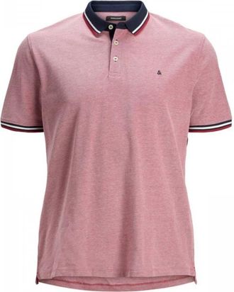Jack & Jones Classic Poloshirt - - Tops - Herren - Rot - 3XL