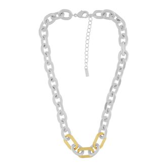 Dansk Copenhagen Tula In:store Kurze 2-farbige ovale Ringkette - - Accessories - Damen - Grau - ONE SIZE