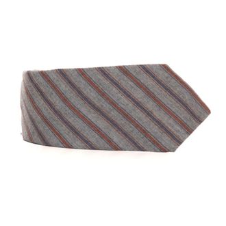 Kiton Kaschmir Fantasie Krawatte- 7 Falten- Ungef&uuml;ttert - - Accessories - Herren - Grau - ONE SIZE