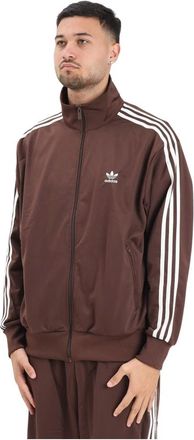 adidas Homme, Sweatshirts et sweats &agrave; capuche, Brun, Taille: S Adicolor Classics Firebird Zip SweaT-shirt