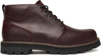 Timberland Schnürschuhe Britton Road Waterproof Chukka TB0A69TWEIW1 Dunkelrot