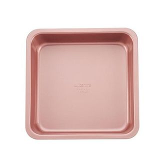 Wiltshire Moule &agrave; g&acirc;teau carr&eacute; en or rose, sans PFOA PTFE, robuste, rev&ecirc;tement antiadh&eacute;sif, moule &agrave; tarte, moule &agrave; g&acirc;teau, ustensiles de cuisson en t&ocirc;le dacier,