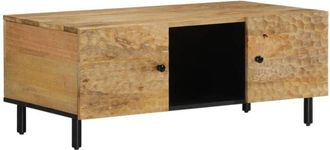 vidaXL Table basse 100x54x40 cm bois de manguier massif Vidaxl
