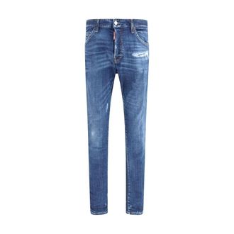 Dsquared2 Cool Guy Jeans mit Vintage-Details - - Jeans - Herren - Blau - 2XL