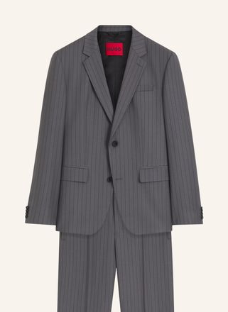 HUGO BOSS Hugo Anzug Henry-gatur263x Slim Fit grau