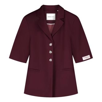 Fab By Fabienne Chapot Fabienne Chapot - Blazer Colombine - Femme - Vestes - Rouge - Taille: 46 FR