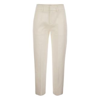 Dondup Meli Cropped Loose Chino Hose - - Trousers - Damen - Beige - W30