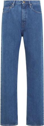 Jil Sander Homme, Jeans, Bleu, Taille: W32 Cotton Jeans