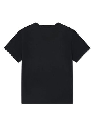 Lacoste Logo-Embroidered Cotton T-Shirt - Black