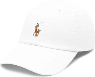 Polo Ralph Lauren Homme, Accessoires, Blanc, Taille: ONE Size Casquette de baseball authentique
