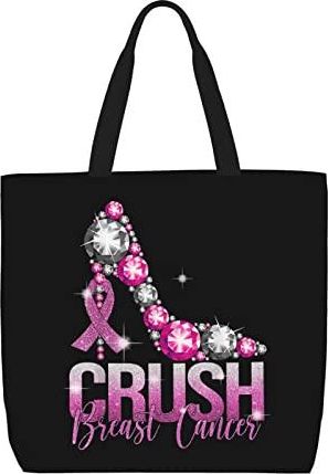 Generic Sac De Courses Sensibilisation Au Cancer Du Sein Sac Fourre Tout Femme R&eacute;utilisable Personnaliser Sacs En Toile Pour Femmes, Pour Filles, Voyage, Bure