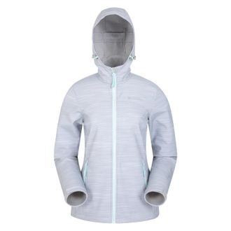 Mountain Warehouse Exodus Softshelljacke Wasserbest&auml;ndig f&uuml;r Damen (Grau)