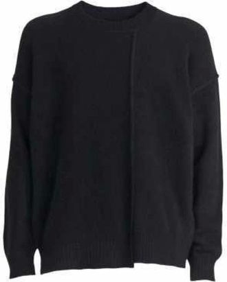Isabel Benenato Isabel Benenato, Homme, Pulls, Noir, Taille: XL Pull ras du cou en laine de yak avec couture buste