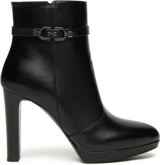 Nero Giardini Femme, Chaussures, Noir, Taille: 36 EU Élégantes bottines en cuir avec plateforme