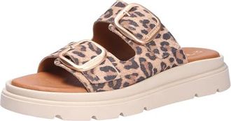 Tamaris Femme Damen 1-27239-42 Sandale cale, léopard, 39 EU