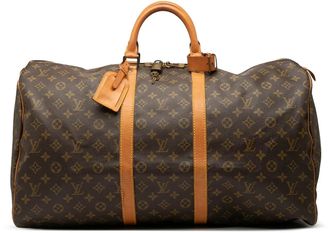 Louis Vuitton Weekender - Monogram Keepall 55 - Gr. unisize - in Braun - f&uuml;r Damen