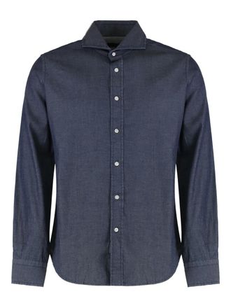 Moorer Klassisches Hemd - Blau
