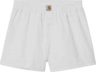 Carhartt Work in Progress Homme, Sous-v&ecirc;tements, Blanc, Taille: S Boxer en coton