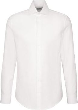 Seidensticker Chemise &agrave; Manches Longues pour Homme Coupe ajust&eacute;e (1 pi&egrave;ce), Blanc., 39
