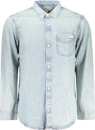 Calvin Klein Denimhemd - - Shirts - Herren - Blau - M