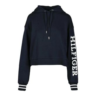 Tommy Hilfiger Baumwoll-Sweatshirt - Modell: Felpa - - Sweatshirts & Hoodies - Damen - Blau - L