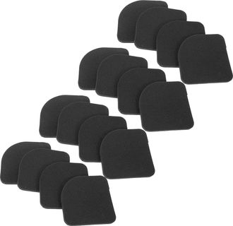 SOLUSTRE Waschmaschinen Anti Vibrationspads 16 St&uuml;ck rutschfeste Fu&szlig;polster aus Sto&szlig;d&auml;mpfendem Material f&uuml;r Waschmaschine Trockner M&ouml;bel Ger&auml;uschd&auml;mpfend Boden