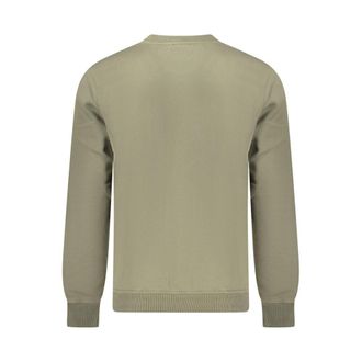 Napapijri Logo-Embroidered Cotton Sweatshirt - Green