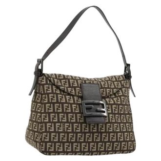 Fendi Sac bandouli&egrave;re vintage Zucchino Pre-owned - Femme - Pre-owned - Brun - Taille: ONE Size