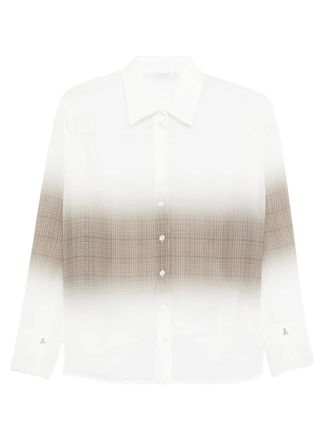 Patrizia Pepe Hemd mit Farbverlauf - Nude