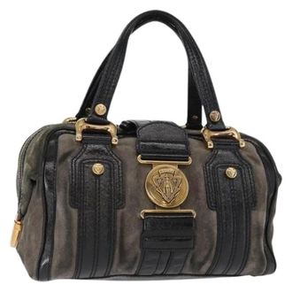 Gucci Sac &agrave; main en daim Pre-owned - Femme - Pre-owned - Noir - Taille: ONE Size