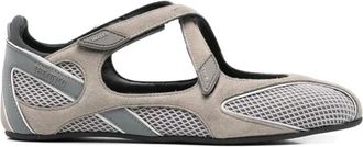 The Attico Femme, Chaussures, Gris, Taille: 41 EU Floor 01 Ballerina Flat