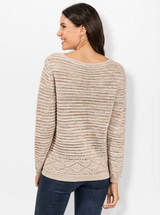 Witt Strickpullover Pullover Langarm Ajour