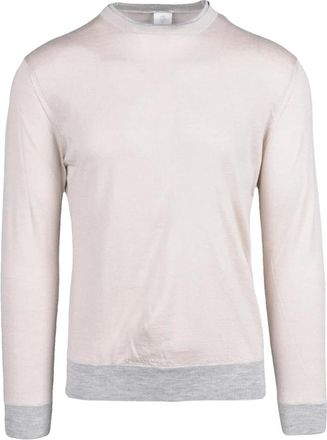 Eleventy Homme, Pulls, Beige, Taille: S Pull Ras du Cou
