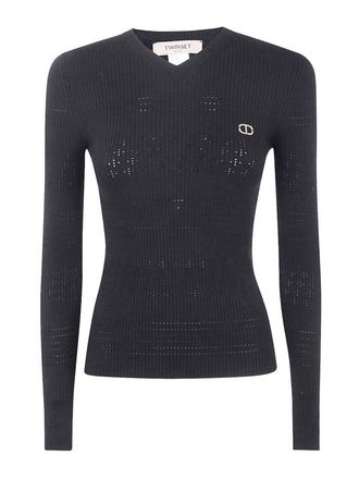Twinset Coast sweater with V -neck