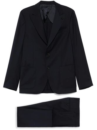 Lardini costume à détail de broche - Bleu