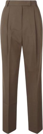 Frankie Shop back welt pocket suit trousers - Braun