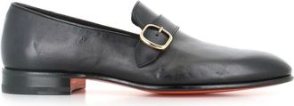 Santoni Homme, Chaussures, Noir, Taille: 40 1/2 EU Monk Virea-A