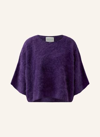 Oui Cashmere-Pullover Mit 3/4-Arm lila