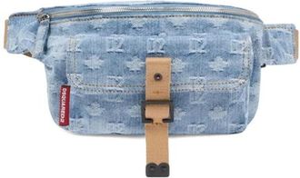 Dsquared2 Homme, Sacs, Bleu, Taille: ONE Size Belt Bag Denim D2