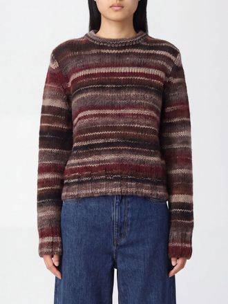 KANGRA Gestreifter Pullover mit Rundhalsausschnitt aus Wollmischung von