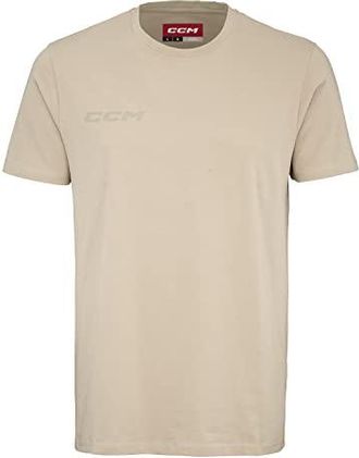 CCM Core Th&eacute; &agrave; manches courtes pour adulte, sable, M